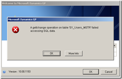 DynamicsGeek: Dynamics GP/SQL Database Login Disconnect